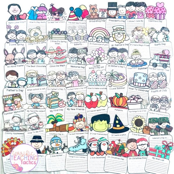 How To Make Writing Lessons Fun By Using Writing Crafts - Terrific ...